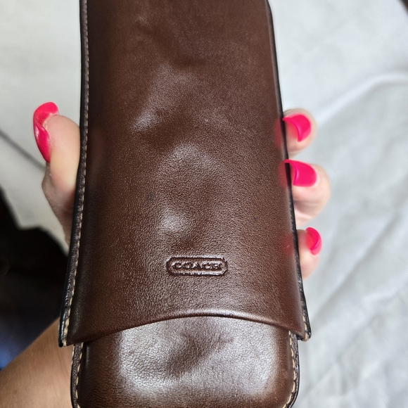Coach | Other | Vintage Coach Leather Cigar Case Holder Mahogany ...
